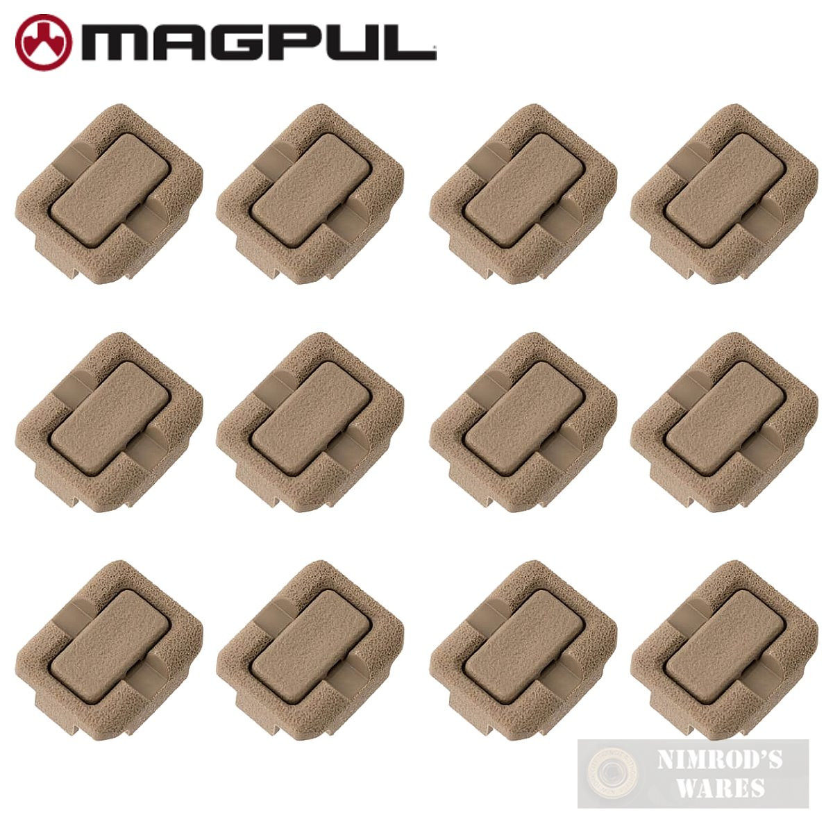 Magpul WIRE CONTROL KIT Cable Management METAL M-Lok Handguards 12-pk ...