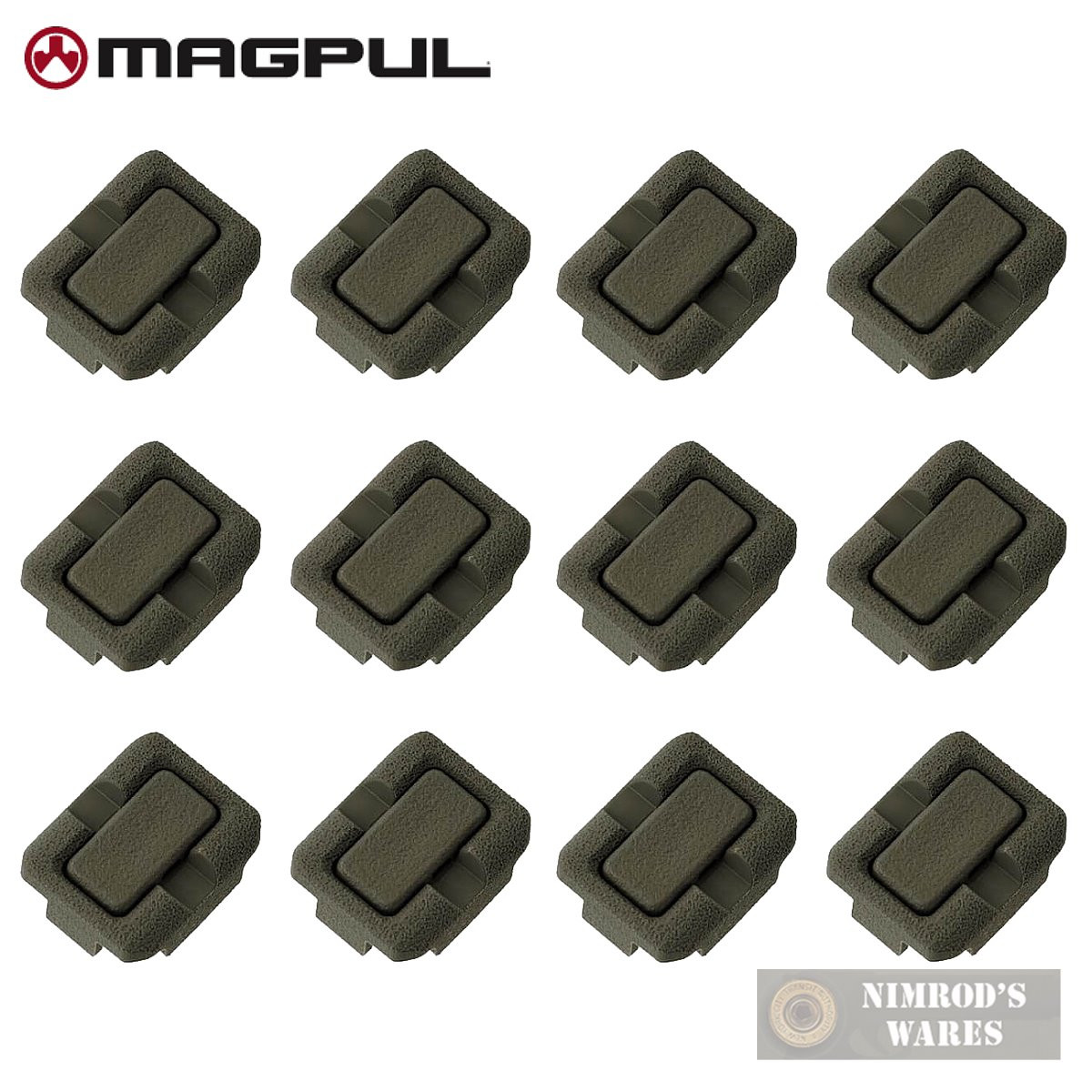 Magpul WIRE CONTROL KIT Cable Management METAL M-Lok Handguards 12-pk ...