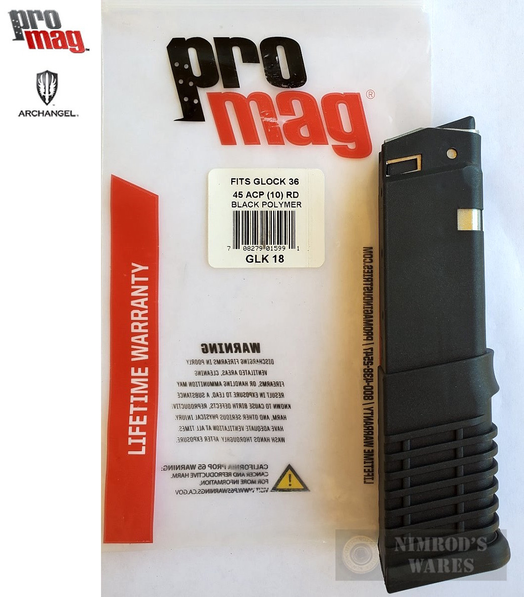 ProMag GLOCK 36 G36 .45ACP 10 Round MAGAZINE GLK18 - NimrodsWares.com