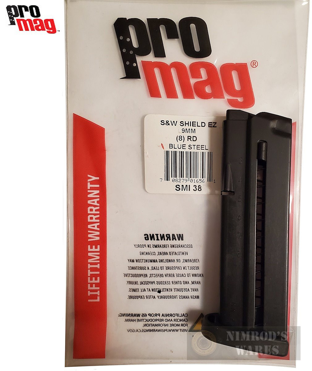 ProMag S&W Shield EZ 9mm 8 Round MAGAZINE Steel SMI38 - NimrodsWares.com