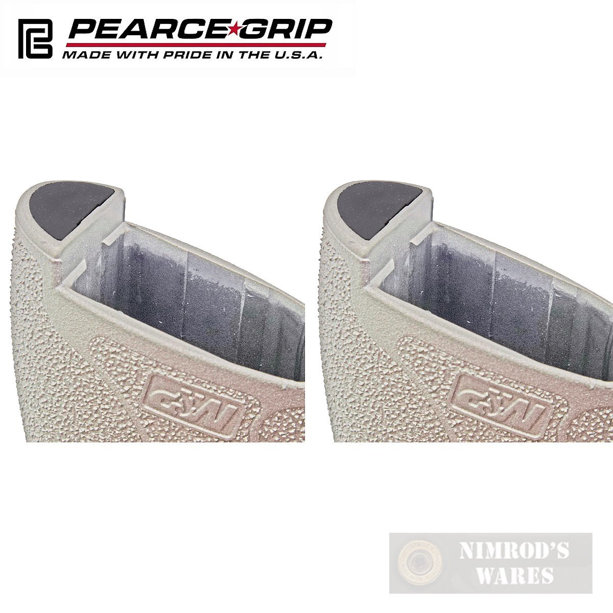 Pearce Grip S&W M&P Shield Plus 9mm GRIP FRAME INSERT 2-PACK PG-SPFI ...