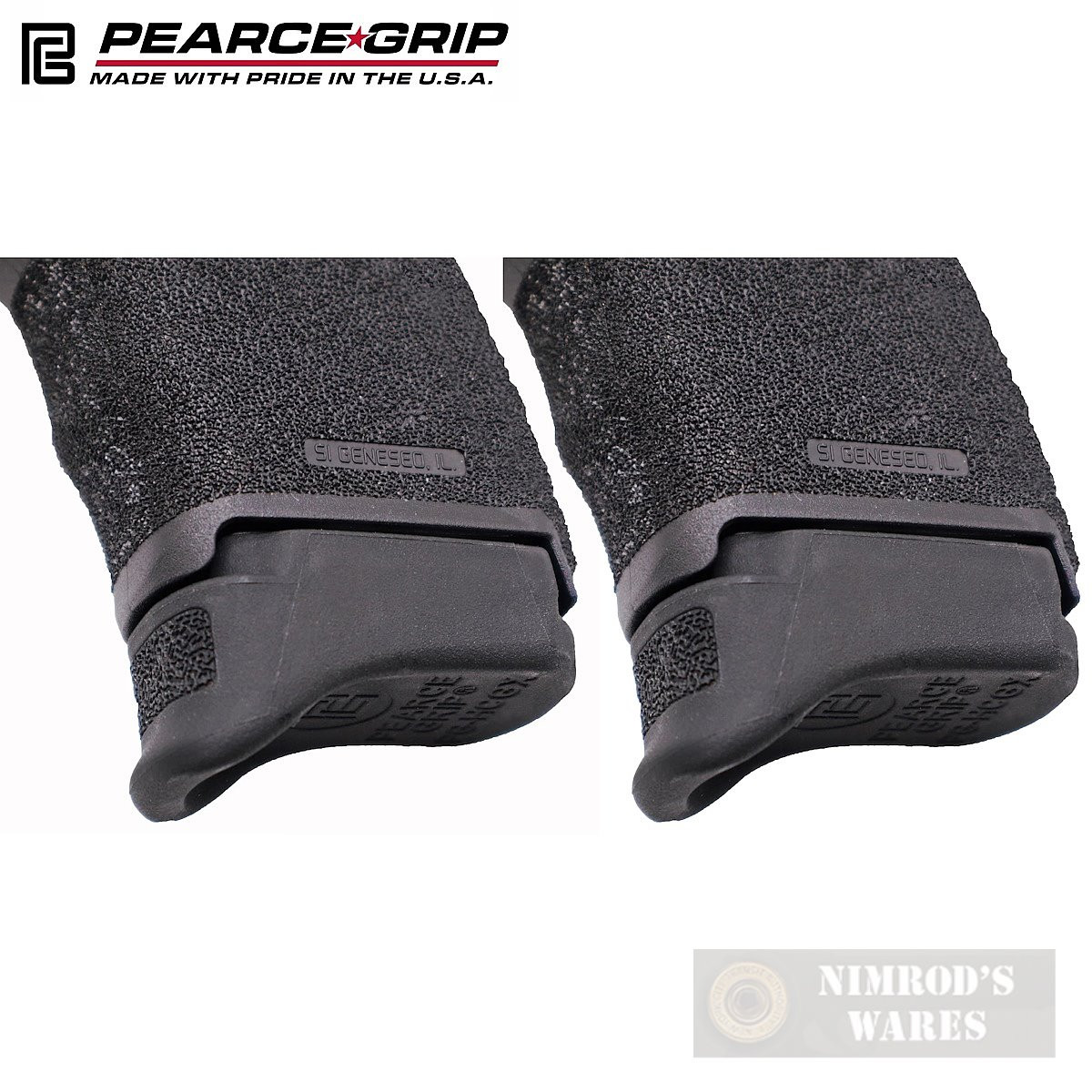 Pearce Springfield HELLCAT / HELLCAT PRO (not 10-rd) GRIP EXTENSION 2 ...