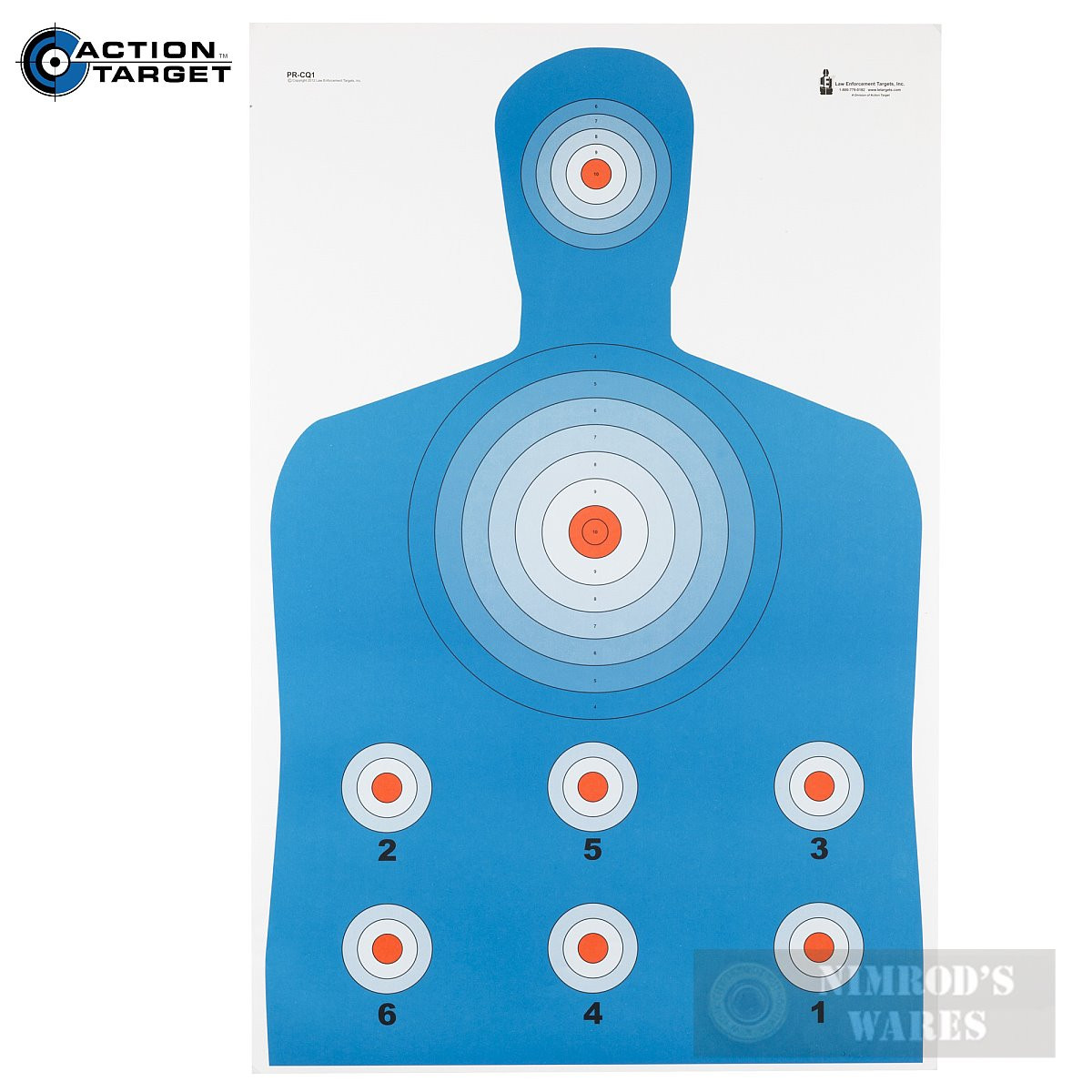 Action Target Hi-Vis FLUORESCENT TARGET 25"x35" 100-Pk PR-CQ1-100 ...