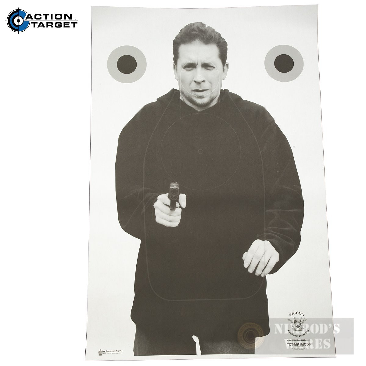 Action Target Tridents Concepts TACTICAL TARGET 23"x35" 100-Pk TCT ...