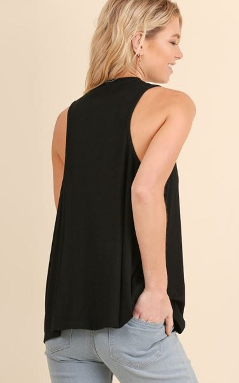 Mock Neck Layering Tank | My Wooden Hanger