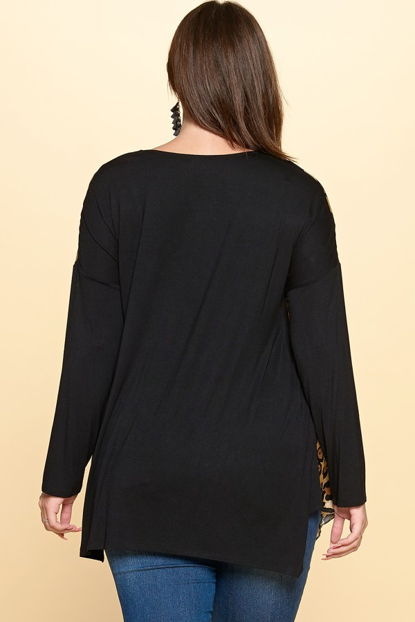 PLUS-SIZE Animal Print Tunic - My Wooden Hanger