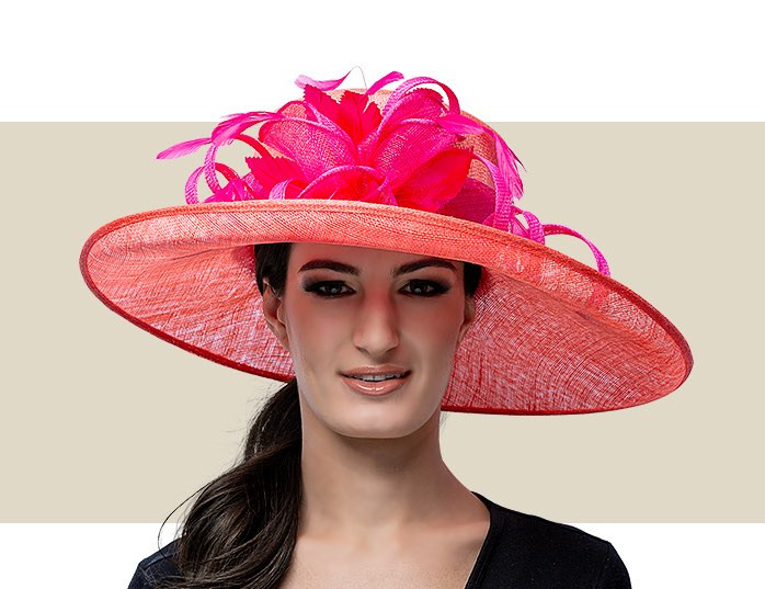 AMELIA - Coral and Hot Pink - Gold Coast Couture