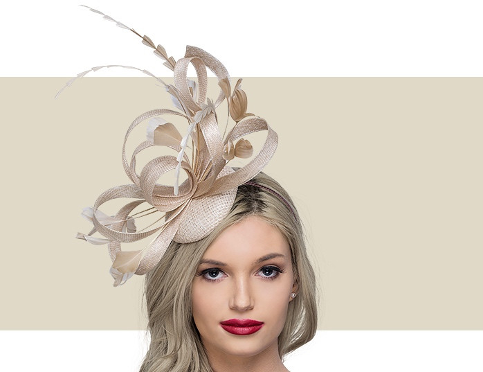 Natural Fascinator Headpieces - Hats for Weddings & Occasions