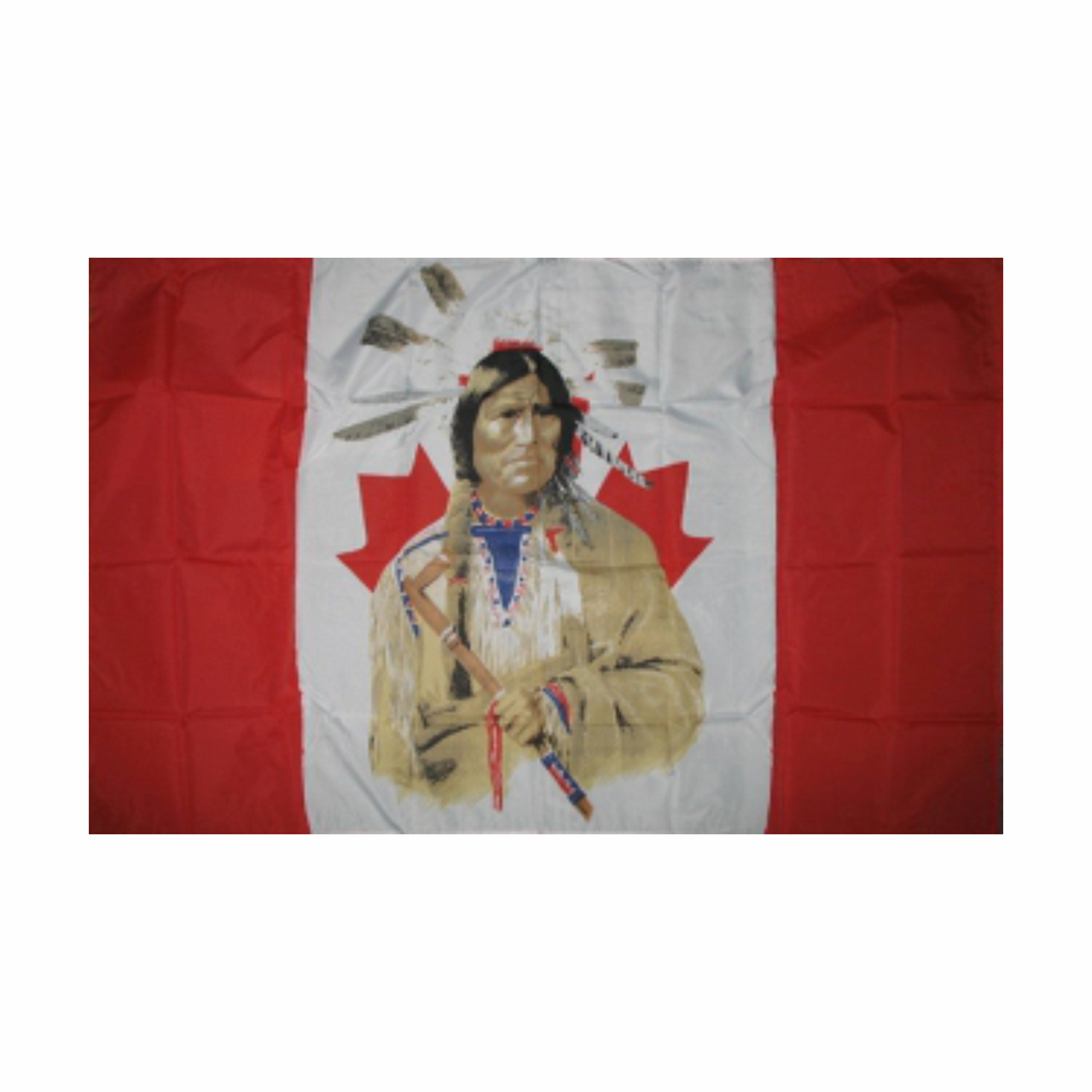 Canadian Indian Flag : 5ft x 3ft (150 x 90) - Nish Gear