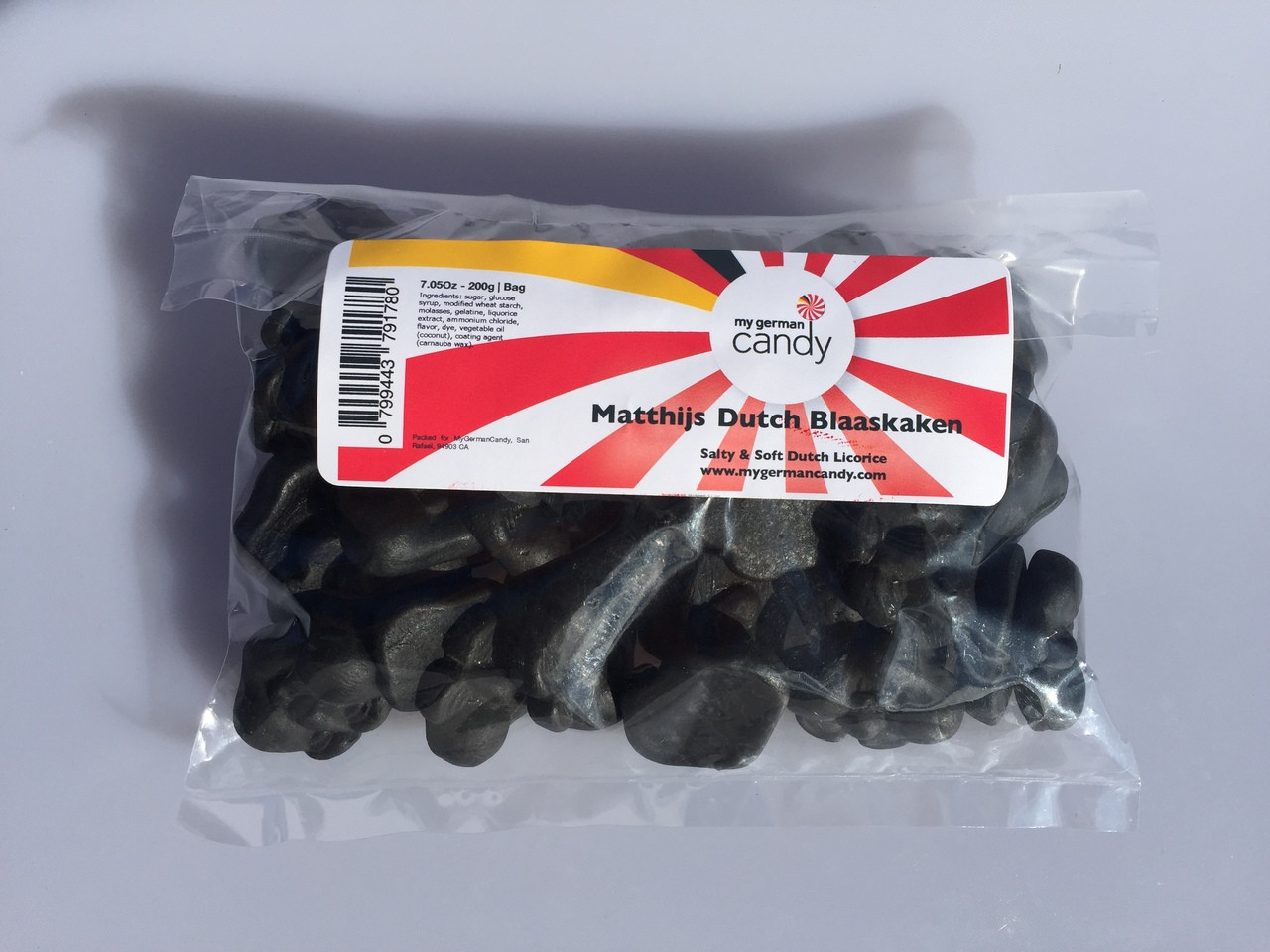 Matthijs Holland Dutch Netherlands Drop Soft Licorice Blaaskaken 200g ...
