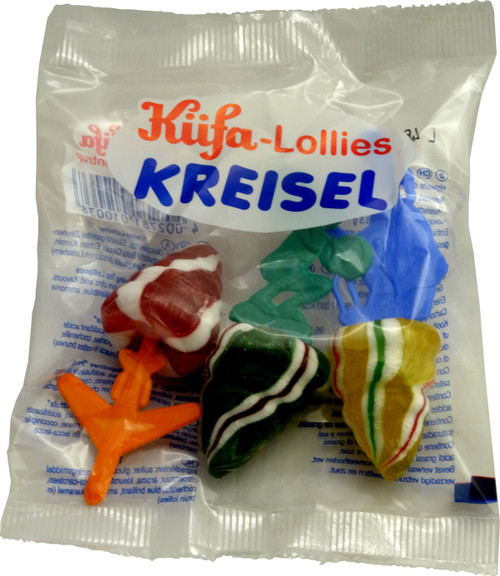 German Retro fruit round lollipop gyro Kreisellolly, 1 x 3pcs Bag ...