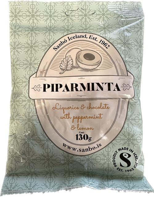 Iceland PIPARMINTA Lakkris White Chocolate Peppermint & Lemon 130g - 4 ...