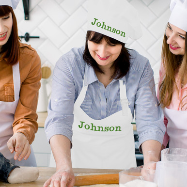 Custom Personalized Apron and Chef Hat Set