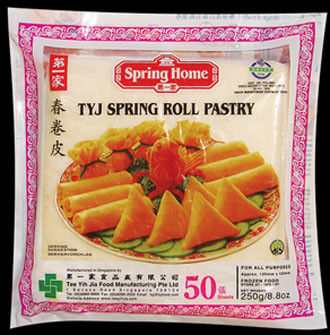 91271 "SPRING ROLL 5"" WRAPPER" SPRING HOME 40/50 PC - Well Luck Co., Inc.