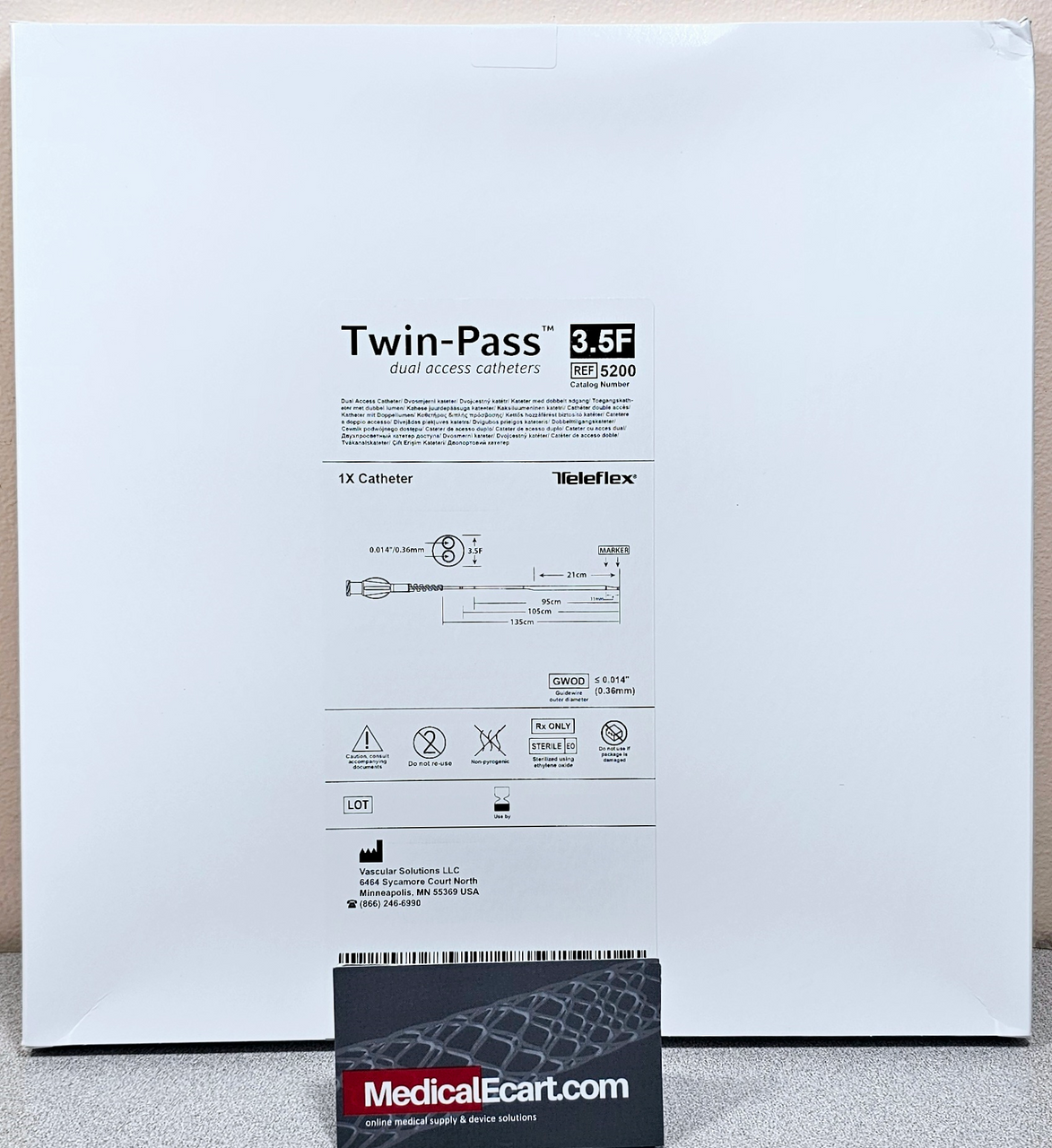 Teleflex 5200 Twin Pass® Dual Access Catheter