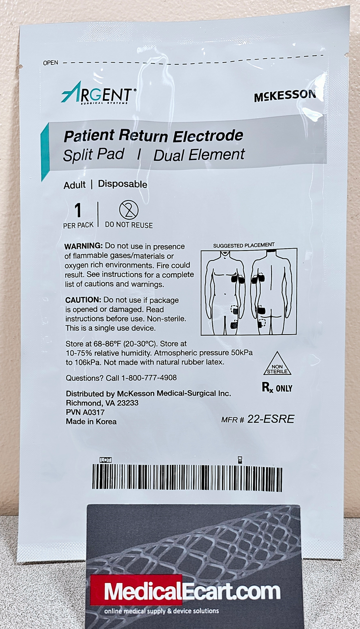 McKesson 22-ESRE Argent™ Patient Return Electrode