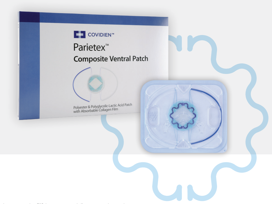 Medtronic PCO4VP Parietex™ Composite Ventral Patch, diameter: 4.6 cm