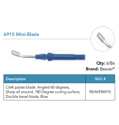 Visitec BEAVER6910 Grindless Beaver® Mini-Blades