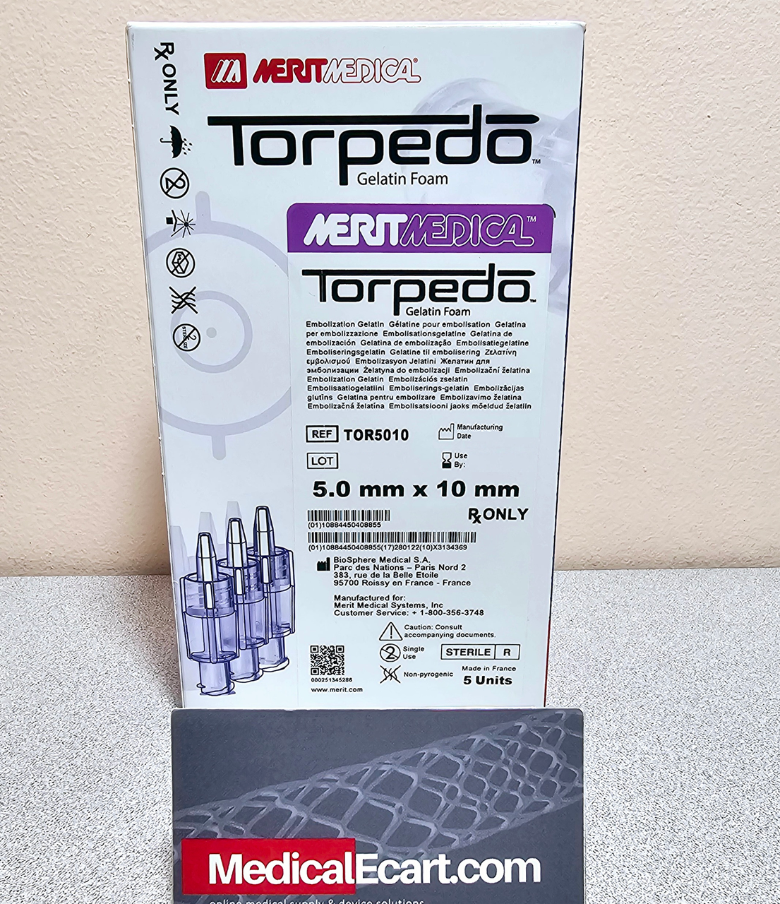 Medical TOR5010 Torpedo™ Gelatin Foam