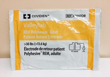 E7507DB Covidien Patient Return Electrode Adult, 18.3 X 11.4 cm PAD ...