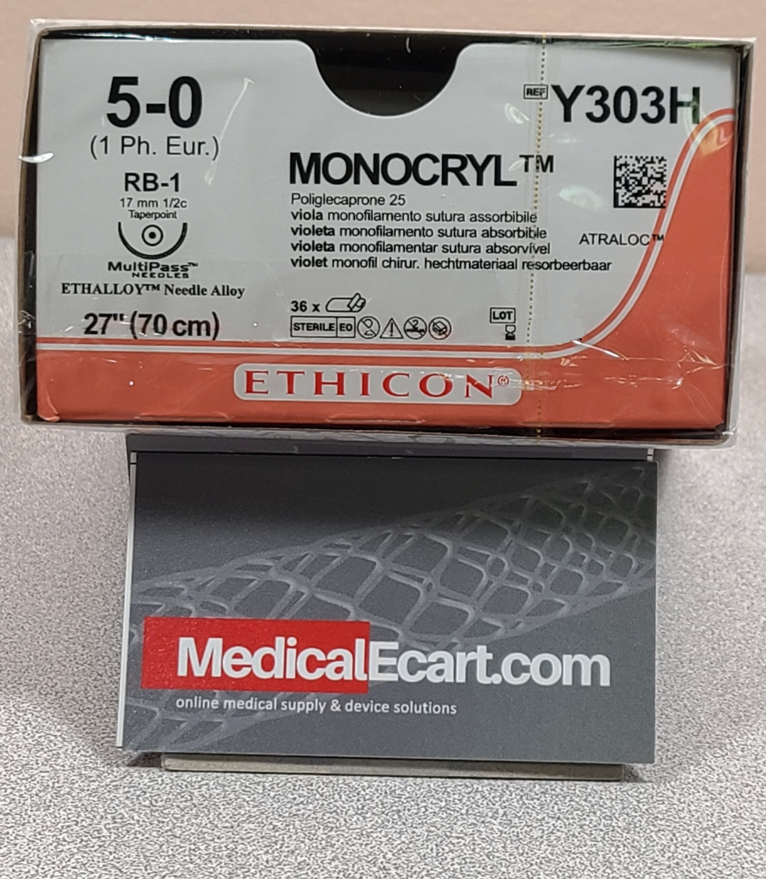 Ethicon Y303H MONOCRYL® (poliglecaprone 25) Suture