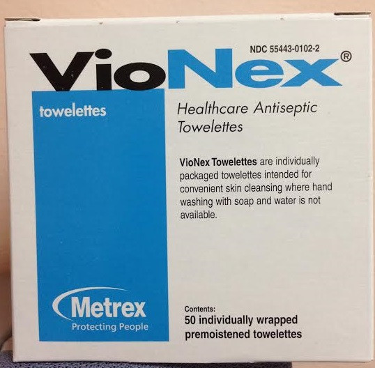 Metrex 10-1510 Towelettes Vionex Antiseptic