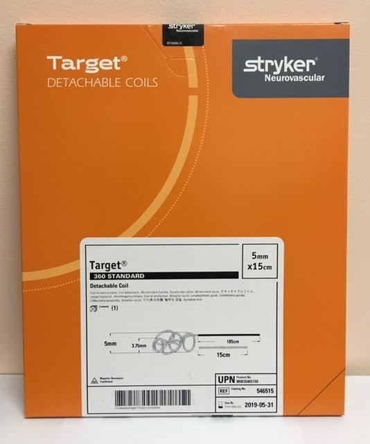 Stryker M0035465150 Target 360 Standard Coils 5mm x 15cm - MedicalEcart