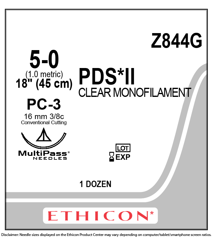 Ethicon Z844G PDS® II (polydioxanone) Suture