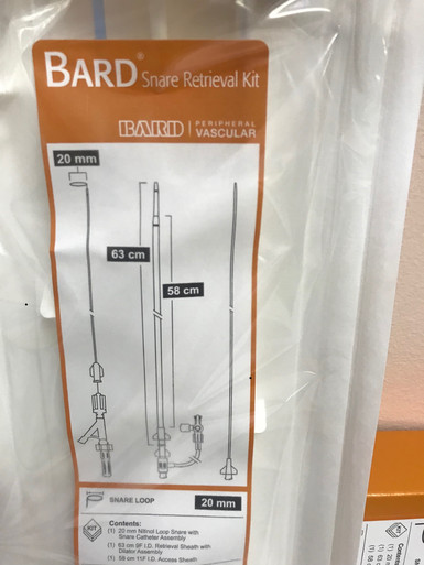 Bard SRK30 Snare Retrieval Kit, Dual Sheath Snare Retrieval Kit