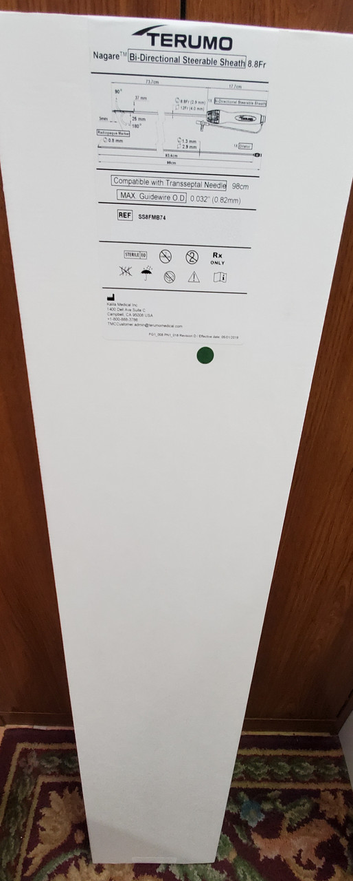 Terumo, SS8FMB74, NAGARE, Bi-Directional, Steerable Sheath, 8.8F ...