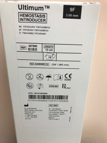 407848, St. Jude, ULTIMUM, Hemostasis Introducer, 12cm Sheath with ...