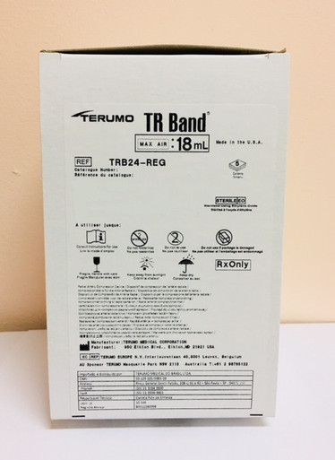 TRB24-REG Regular 24cm Length Box of 5. TR BAND Radial Compression Device