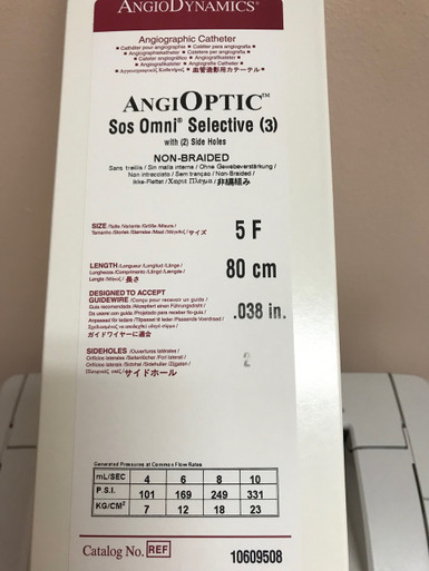 H787106095085 10609508 AngiOptic Sos Omni 3 5F / 80 cm / .038 ...