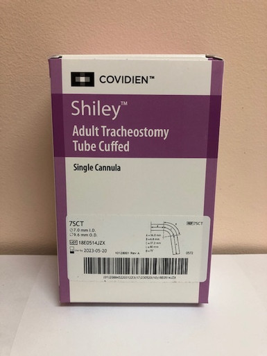 Covidien 7SCT Tracheostomy Tube Shiley™ Single-Cannula, ID 7.0mm X OD 9 ...
