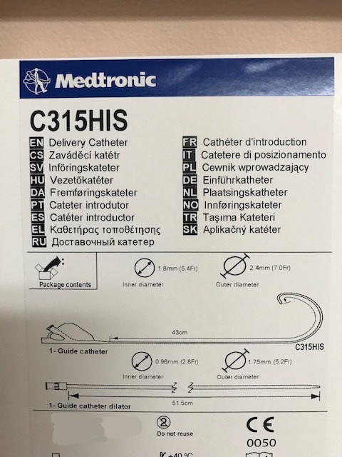 CATH C315HIS02 RIGHTSITE PACING SYS C315 DEL SYST - ACUMEN