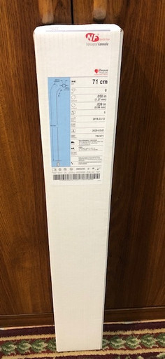 TSC071 71cm, 18G Needle Free Transseptal Cannula with Curve 0 (1 each)