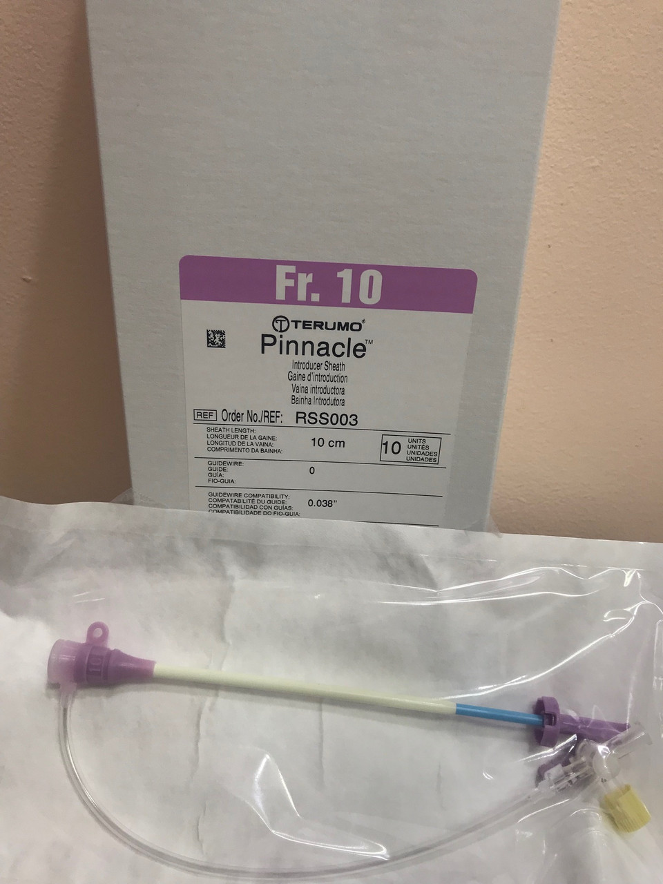 Terumo RSS003 Pinnacle Introducer Sheath