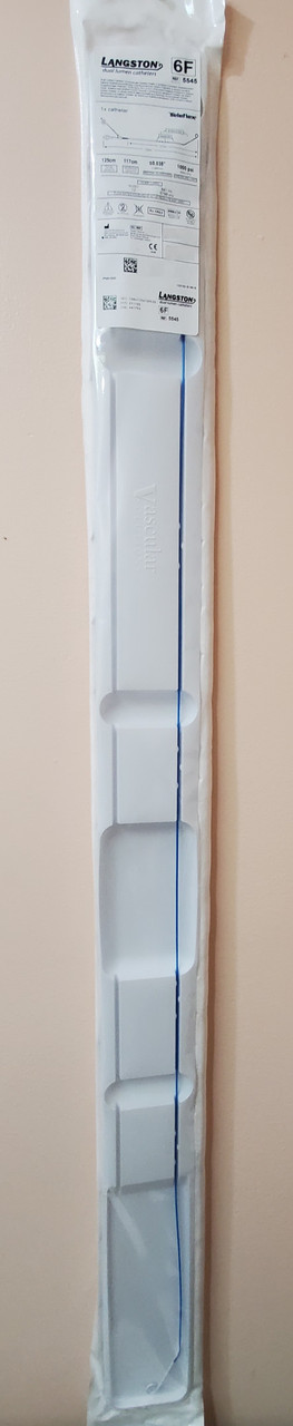 Teleflex, 5545, Langston, Dual Lumen Catheter, 6FR, Length 125 cm ...