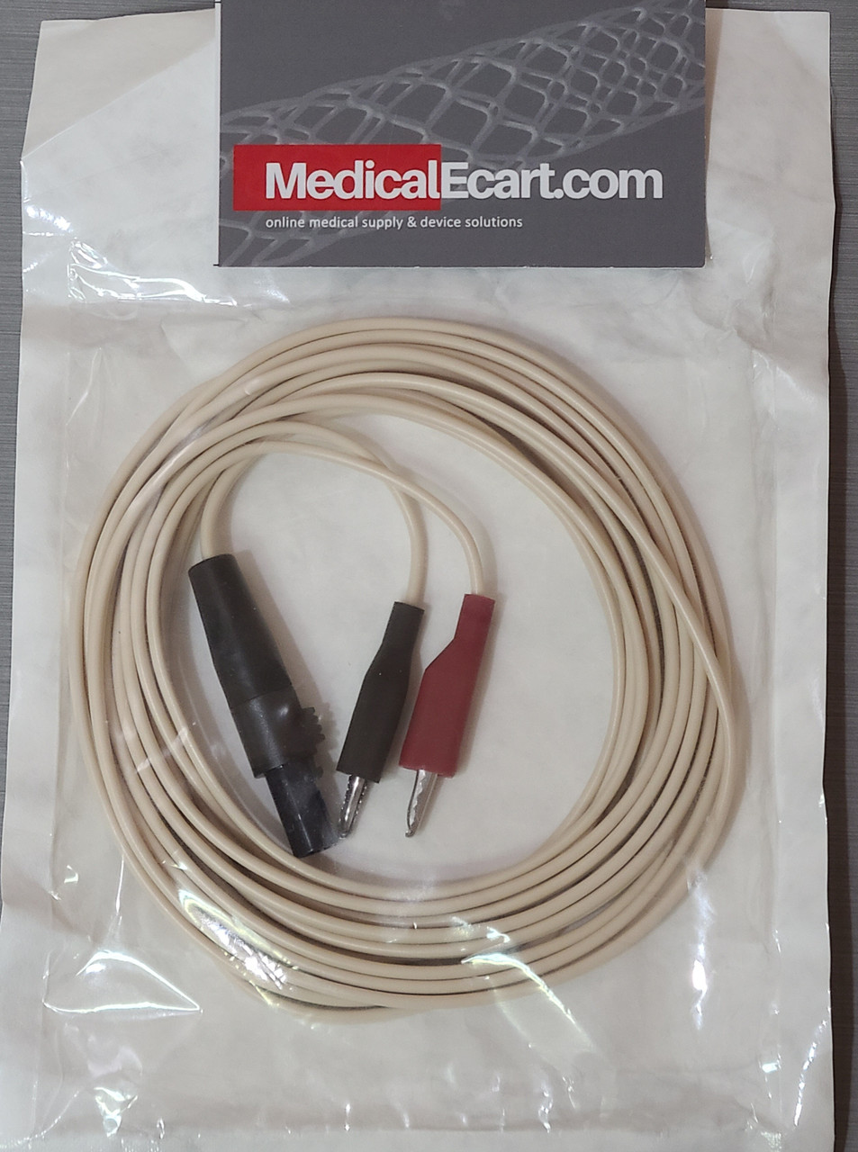 Medtronic 5833SL Surgical Cable, Disposable, small clip, long, Length 12 ft
