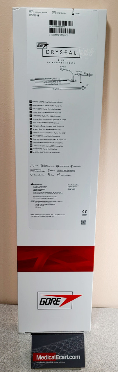 DSF1033, GORE, DrySeal, Flex, Introducer Sheath,
