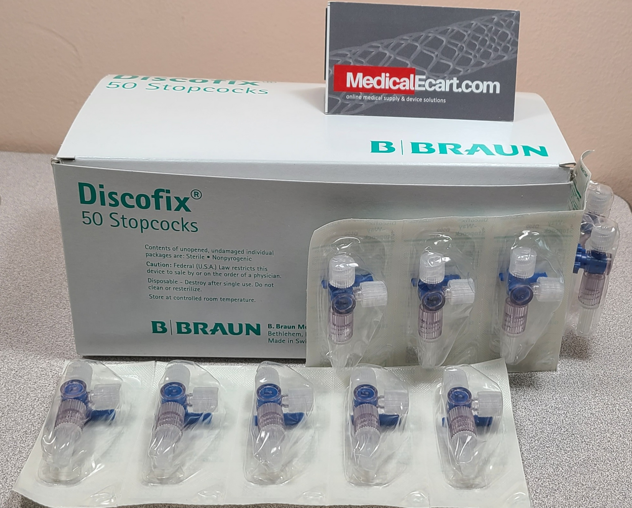B. Braun D500, DISCOFIX® Four-way stopcock with SPIN-LOCK®, 456020