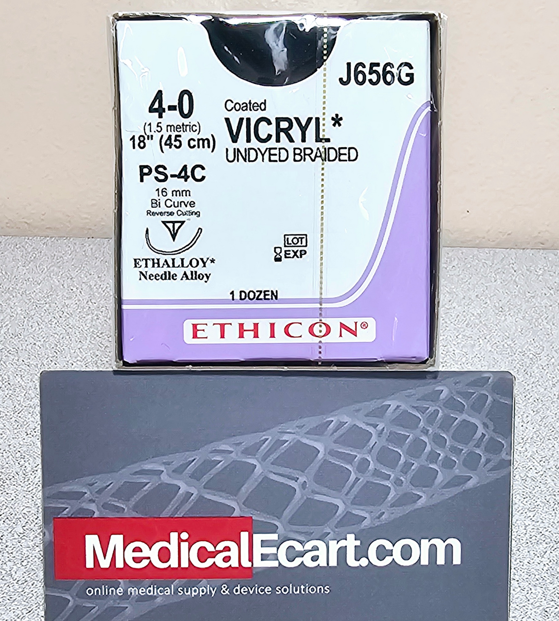 Ethicon J656G COATED VICRYL® (polyglactin 910) Suture