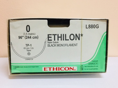 Ethicon, L880G, ETHILON, Suture, Non-Absorbable, Taper, Point, TP-1 ...