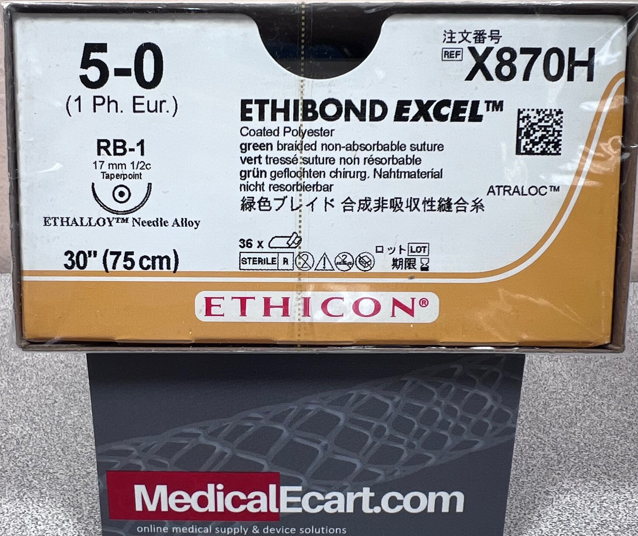 Ethicon X870H ETHIBOND EXCEL® Polyester Suture