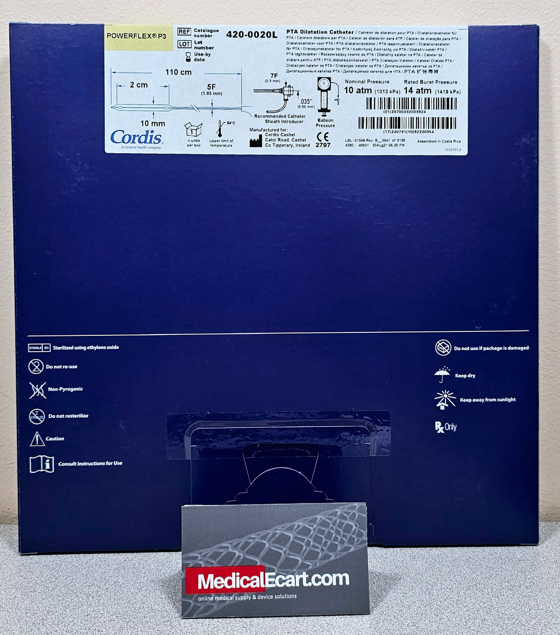 Cordis 4200020L POWERFLEX® P3 PTA Balloon Catheter