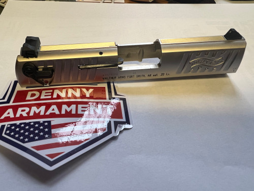 Walther P22 QD Complete Slide Assembly Nickel - DENNY ARMAMENT LLC