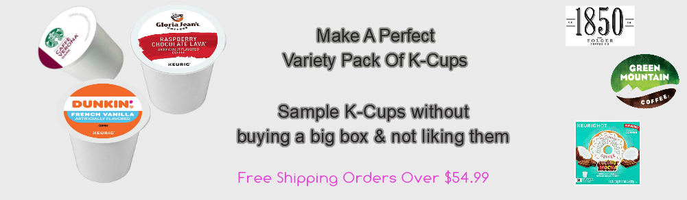 Keurig, K-Cups, Single Cups that you Pick! Mix and Match, one coffee ...