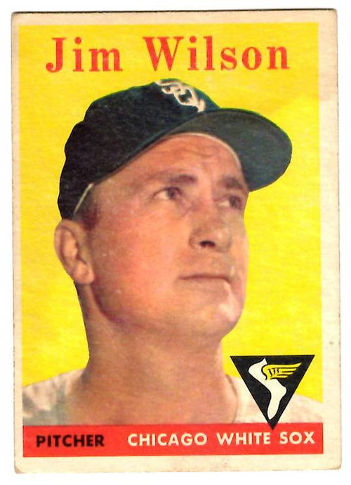 1958 Topps #163 Jim Wilson VG White Sox C0040 - BobsBaseballCards.com