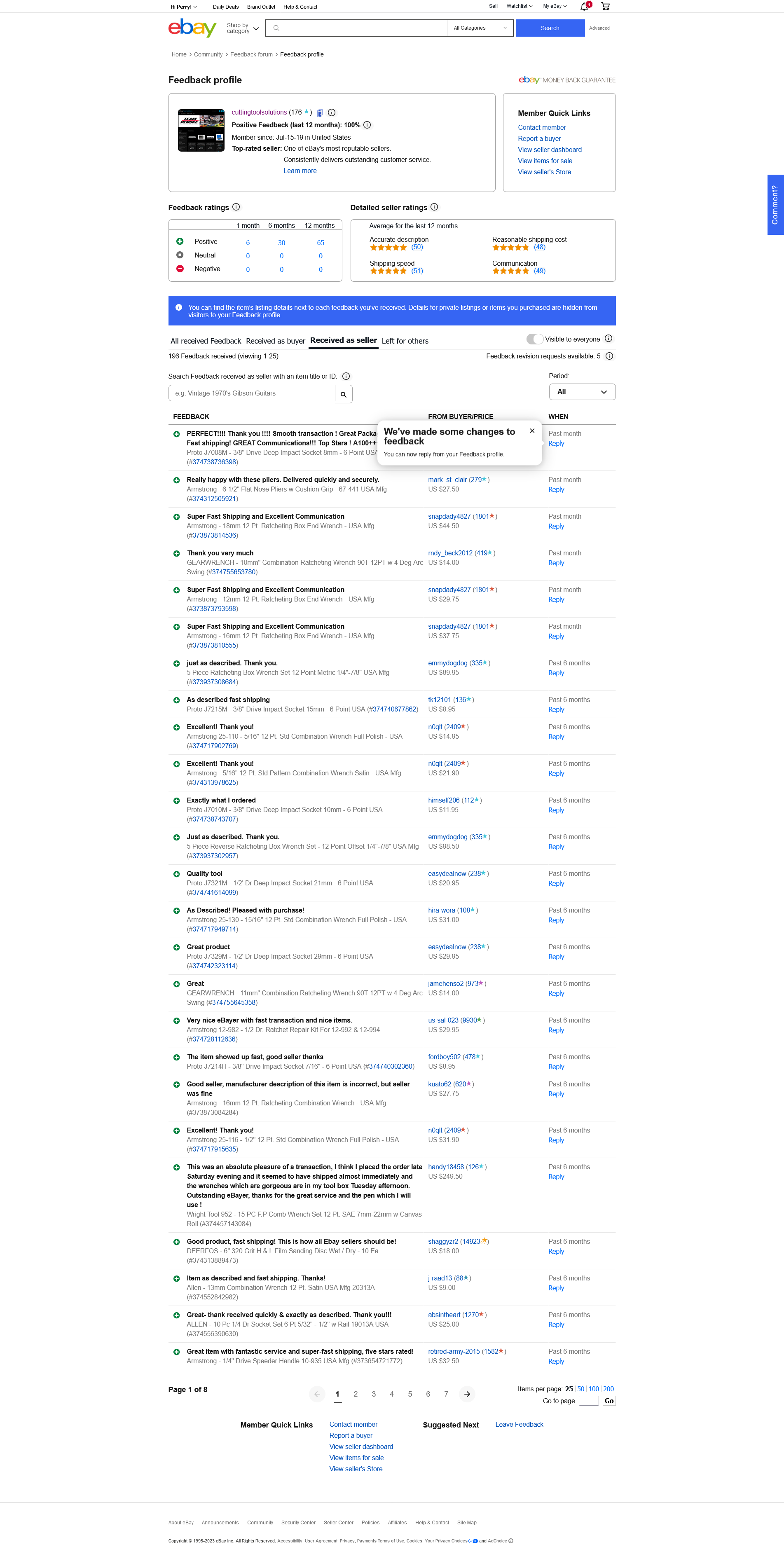 Check out our "Top Rated Plus" Ratings at our eBay store. - Cutting ...