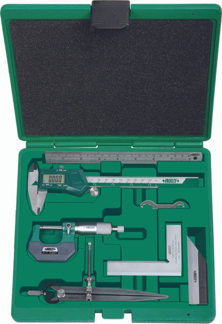 Insize - 6 pc Measuring Tool Set - 5062-E